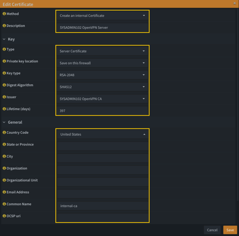 Opnsense Openvpn Instance Remote Access Ssltls User Auth Sysadmin102™